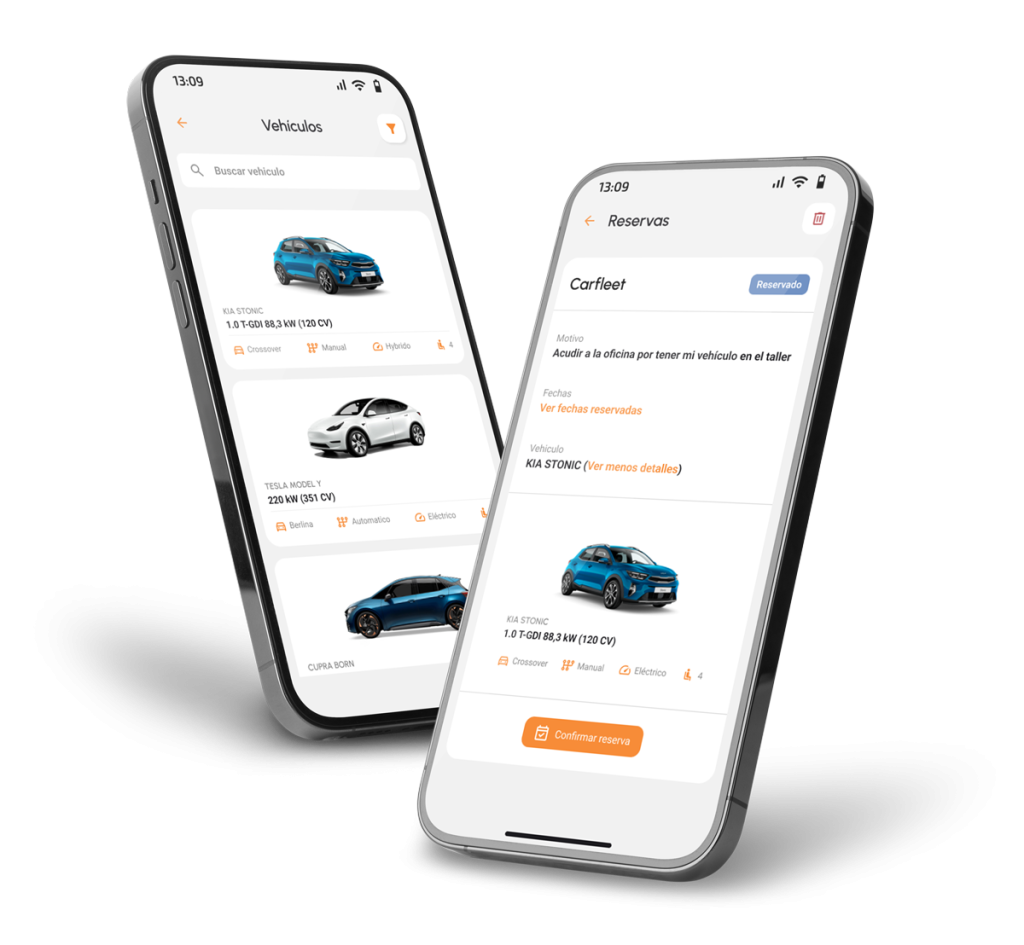 Car fleet booking software